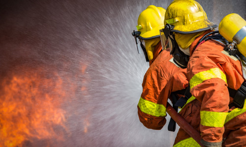 Passive fire protection for LNG impounding basins