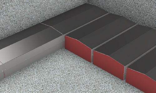 Passive fire protection for LNG impounding basins