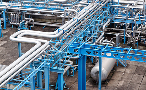 Liquid gases piping and equipment