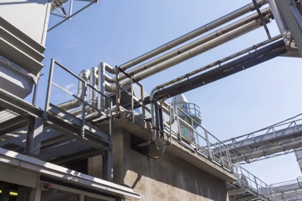 Chilled water process piping and equipment