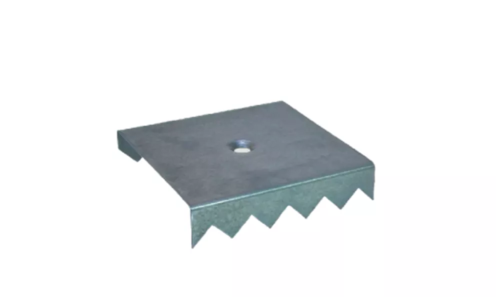 PC® SP 150/150 P serrated fixing plates, perforated